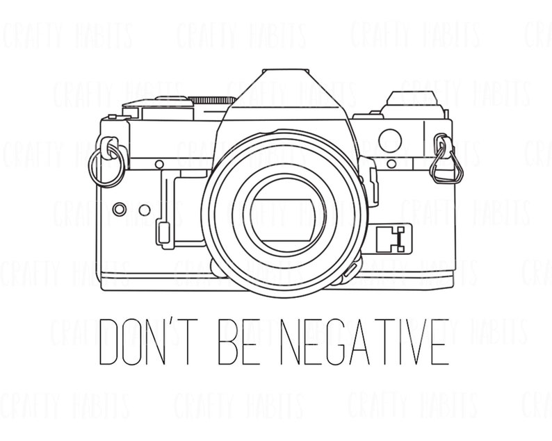 Don't Be Negative Motivational Svg Inspirational Svg Gift - Etsy