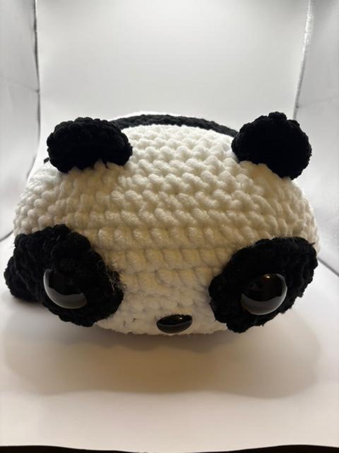 Giant Crochet Panda Plush – Handmade Amigurumi Stuffed Animal ...