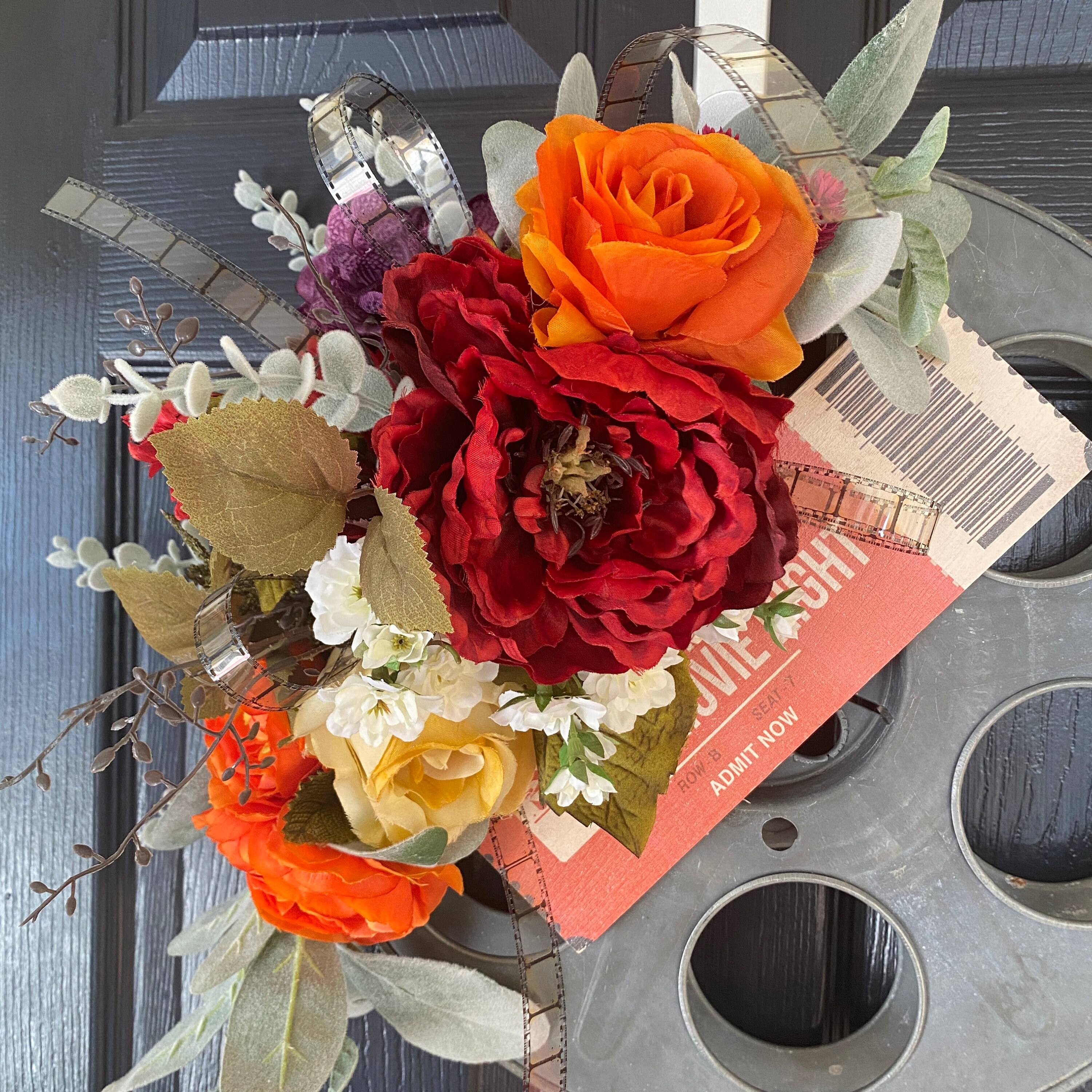 Floral Movie Ticket Reel/ Movie Decor - Etsy