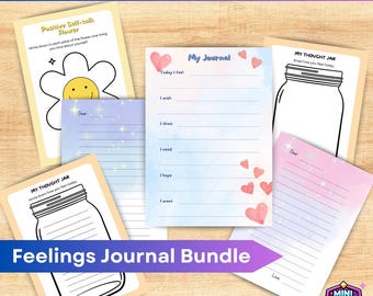 Printable Kids Feelings Journal, Calm Corner Toolkit (PDF) - Etsy