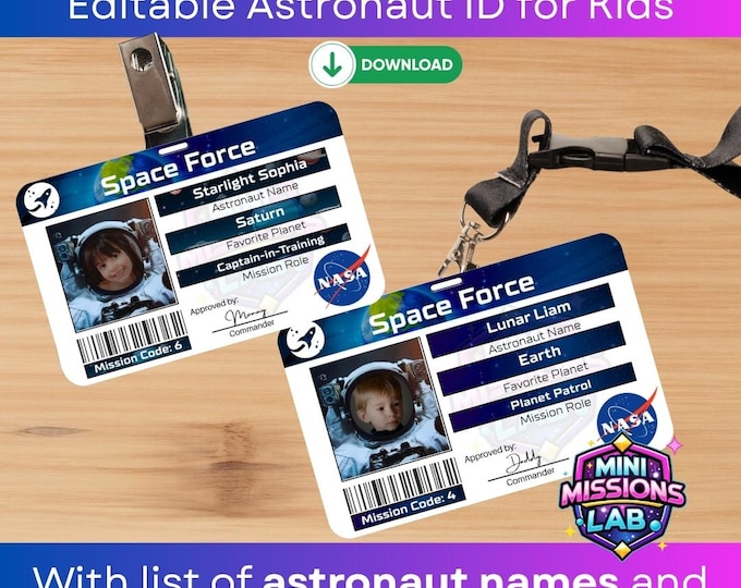 What's Your Astronaut Name? Printable, Name Generator Party Game, Space ...