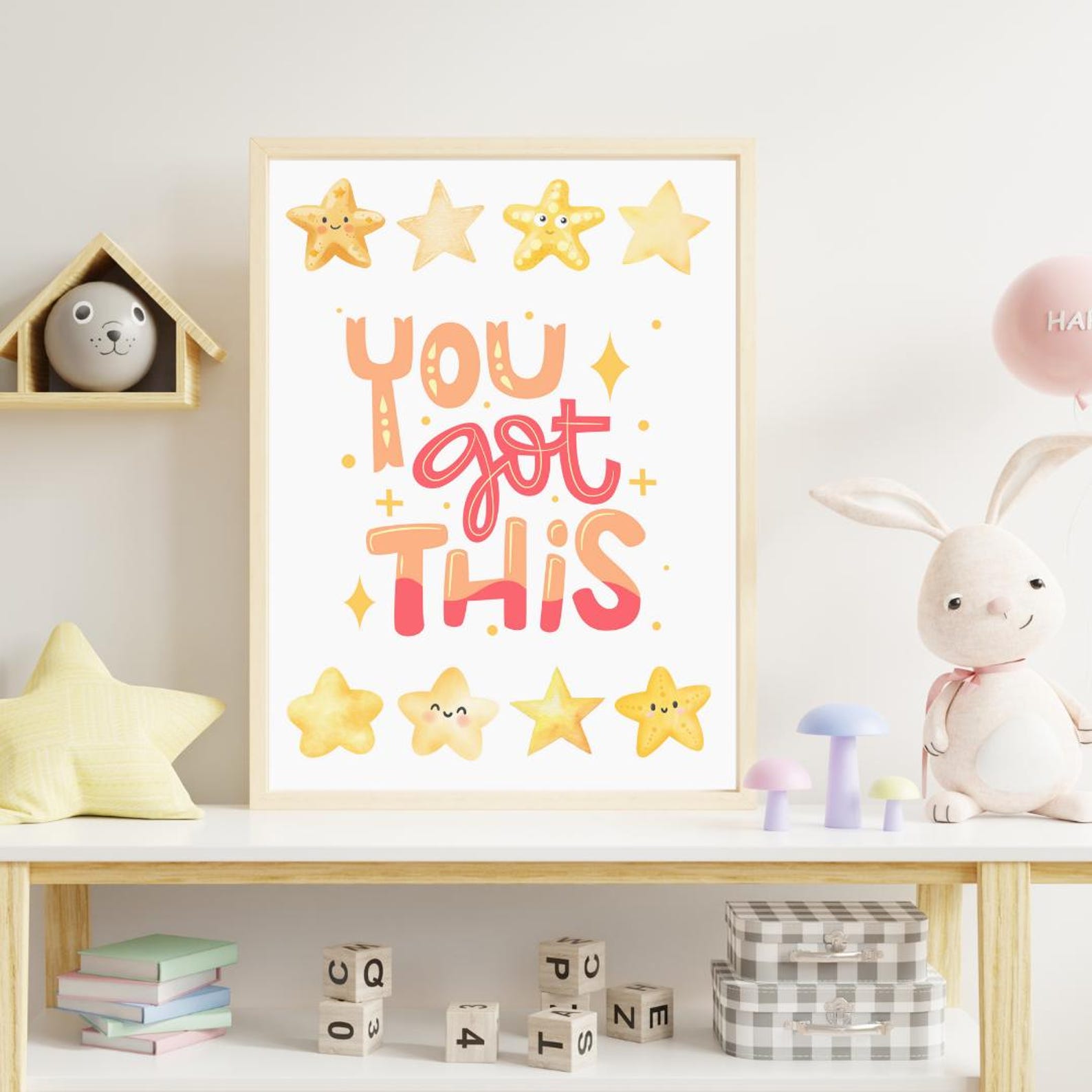 Printable Wall Art for Calm Corner & Playroom Growth Mindset Motivation ...