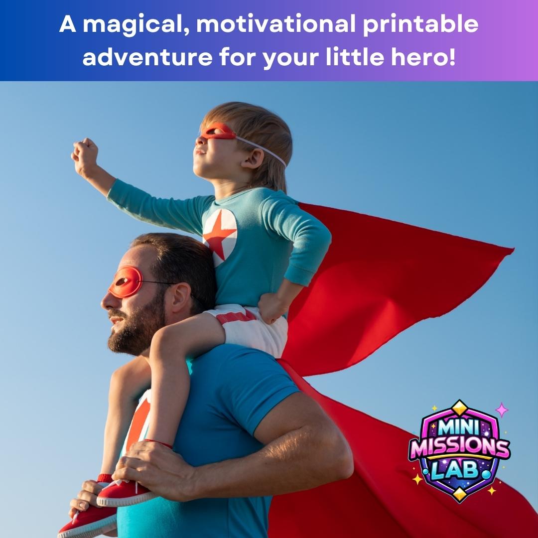 Printable Superhero ID Badge for Kids Birthday Party Favor Pretend Play ...