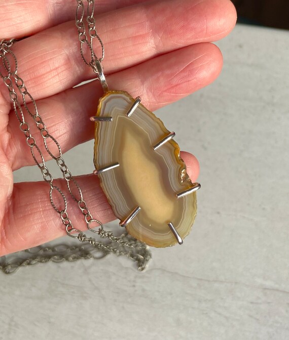 Brazilian agate necklace store