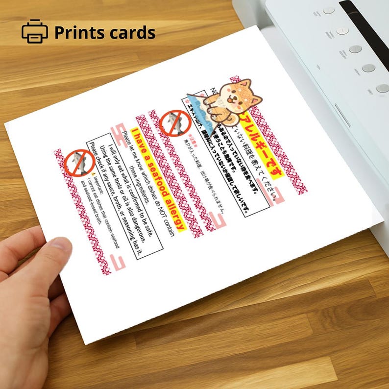 Japan Food Label Fish Allergen Guide + Fish Allergy Translation Card ...
