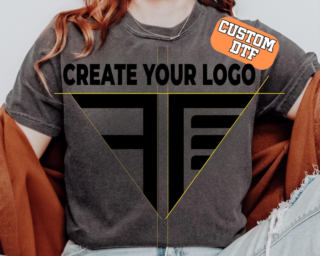 Custom Logo DTF, Personalized Logo DTF Transfer Ready for Press, Your ...