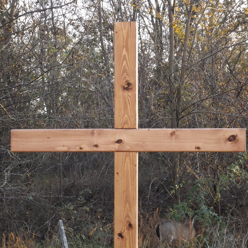 Yard Cross With Stand - Etsy