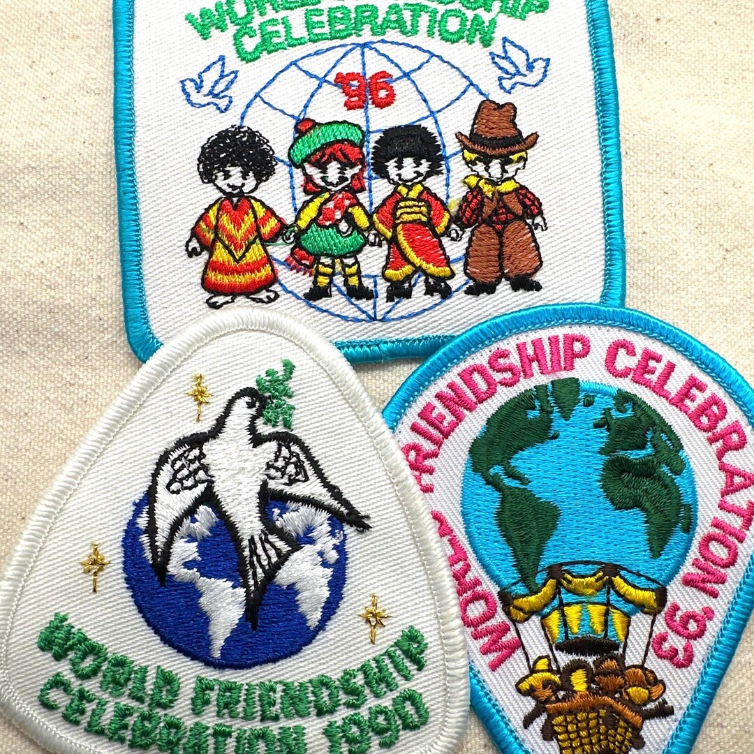 Vintage 1990s Girl Scout Program Patches – World Friendship Celebration ...