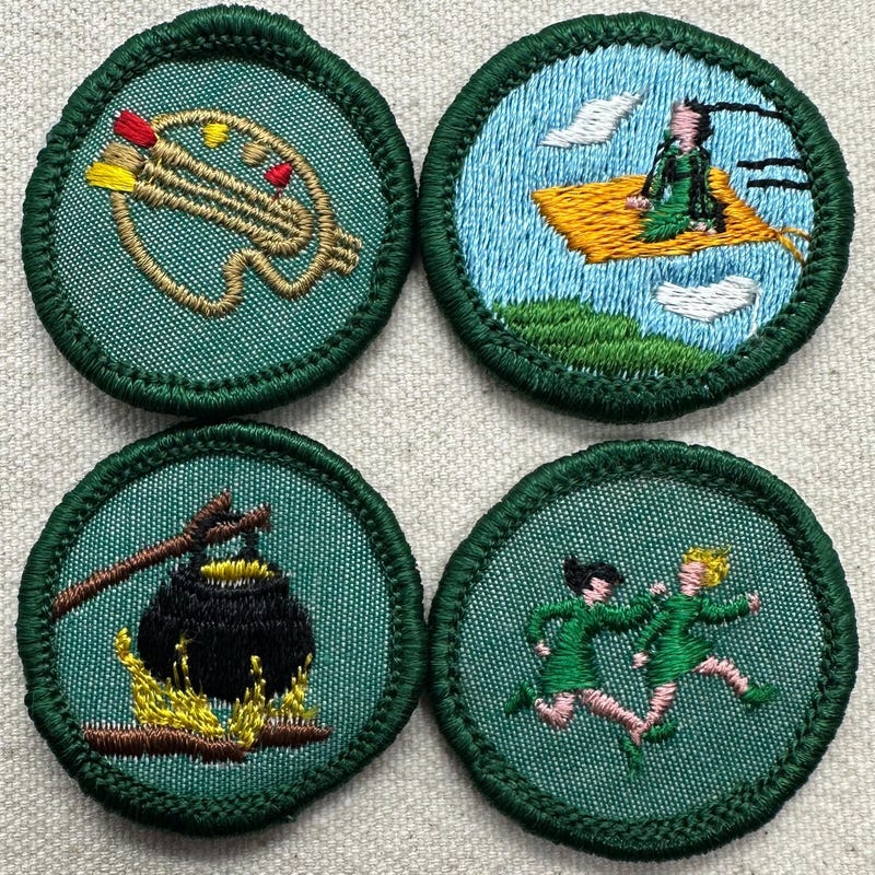 Vintage Girls Scouts Badges - Etsy