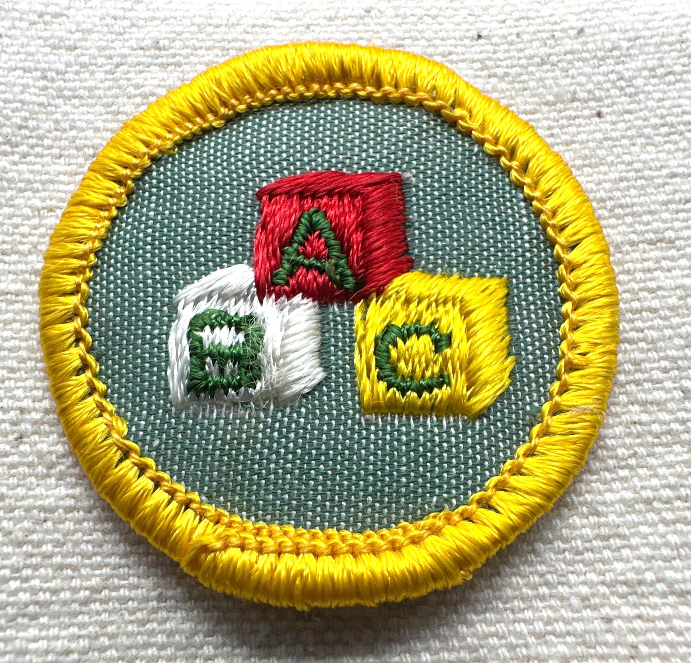 Vintage 1975-1979 Girl Scout Badges: RETIRED Cadette Proficiency ...