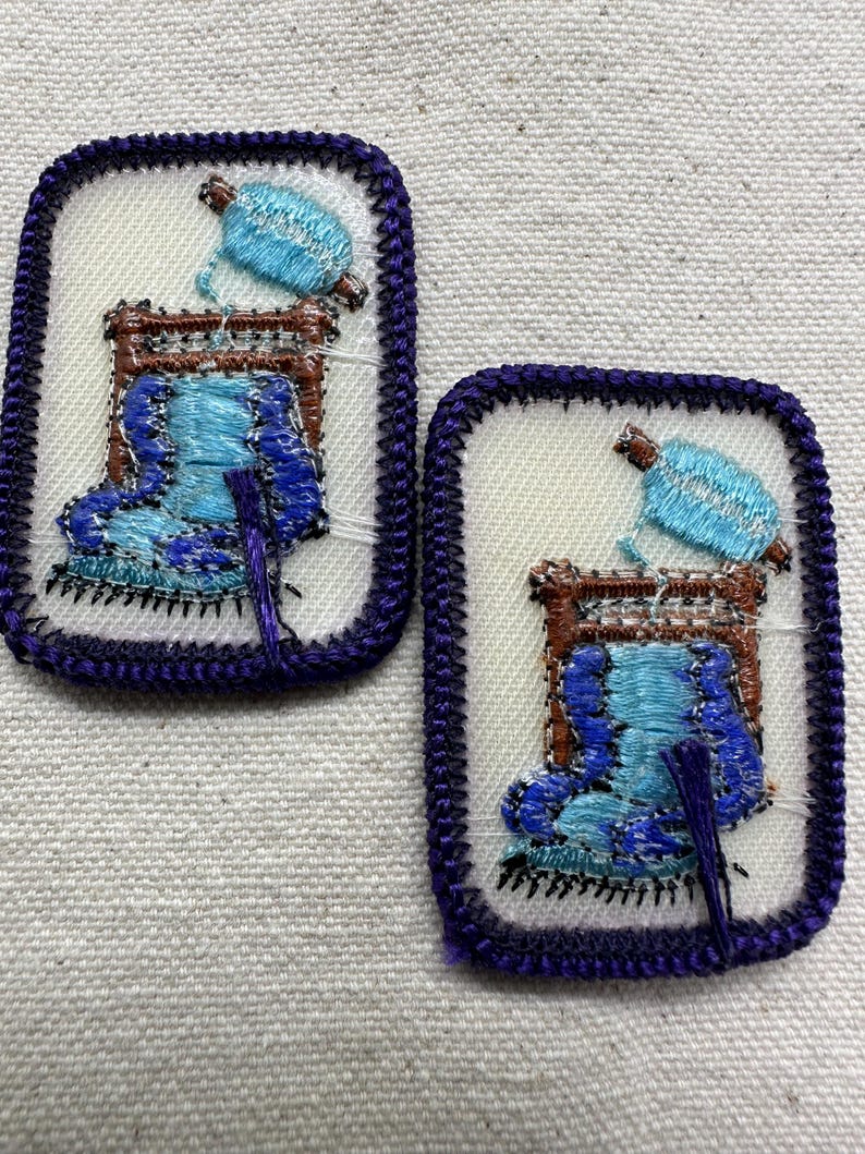 Vintage 1980s Girl Scout Weaving Patch – Retired Interest Project Patch ...