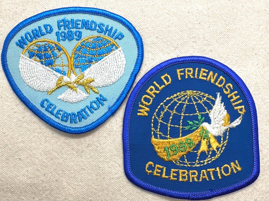 Vintage 1980s Girl Scout Program Patches – World Friendship Celebration ...