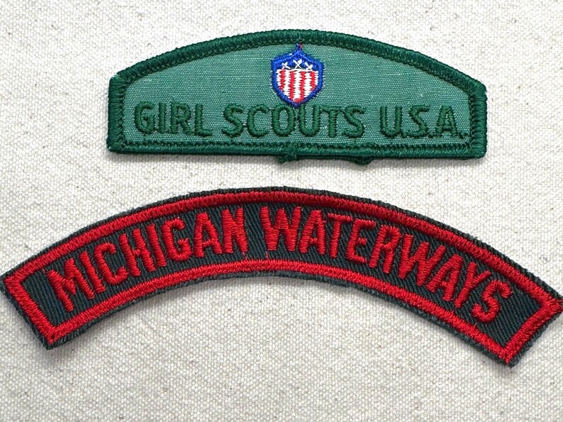 Vintage 1970s Girl Scout Uniform Badges: GSUSA and Council ...