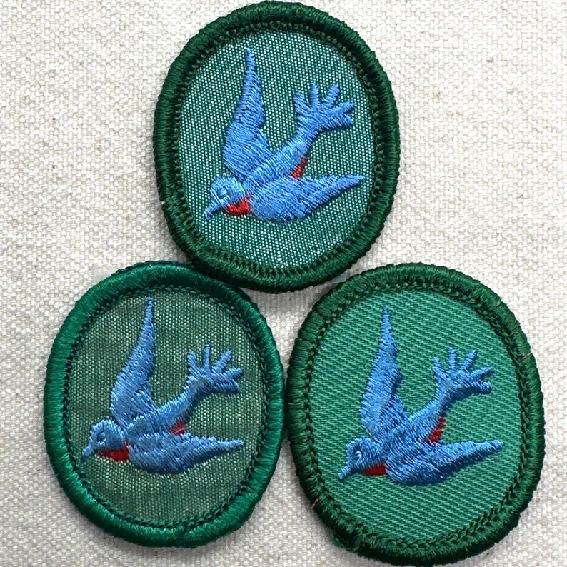 Vintage Troop Crest: Girl Scout Uniform Patch - Bluebird - Sold ...
