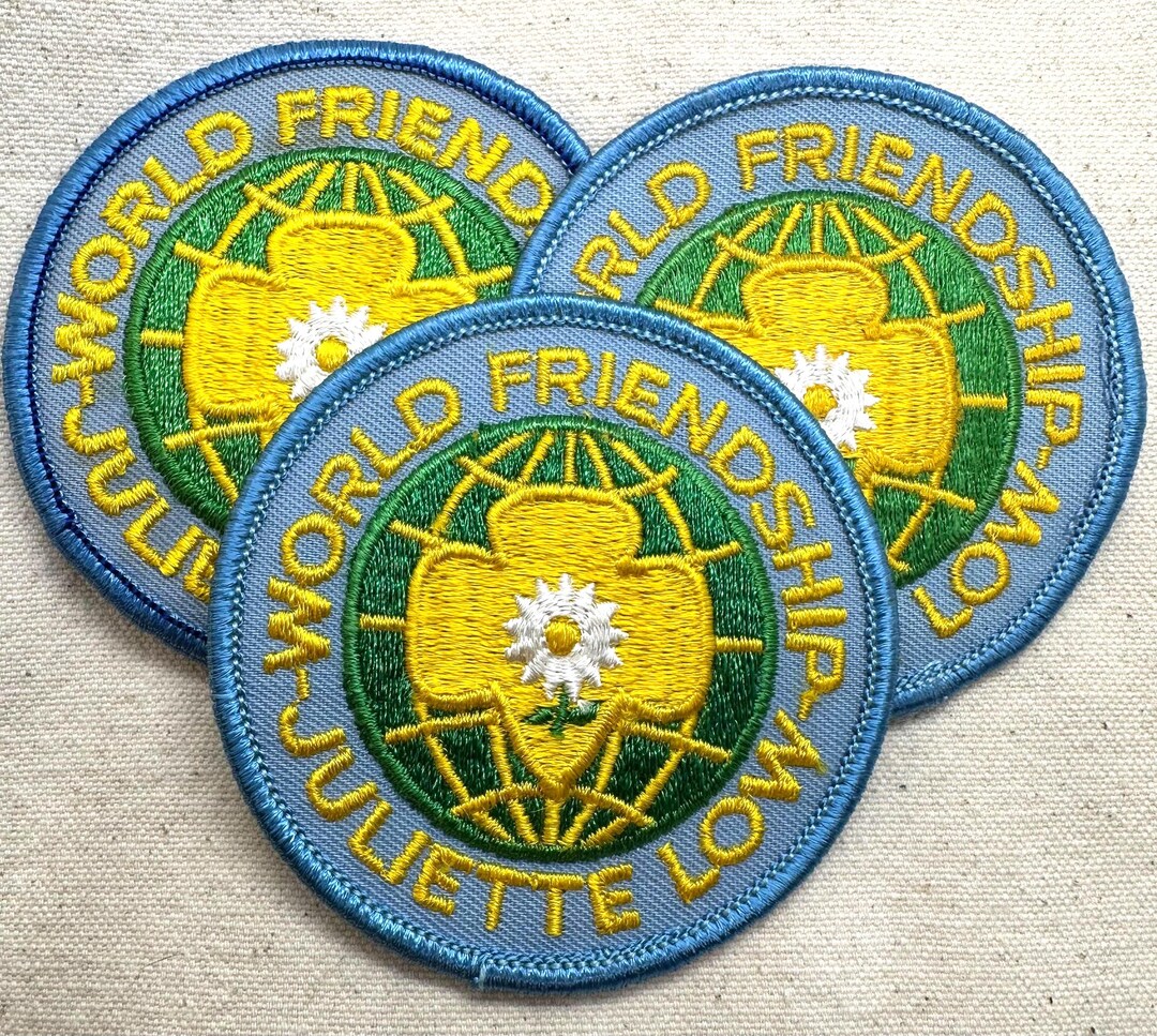 Vintage 1980s–90s World Friendship Patch - Juliette Low World ...