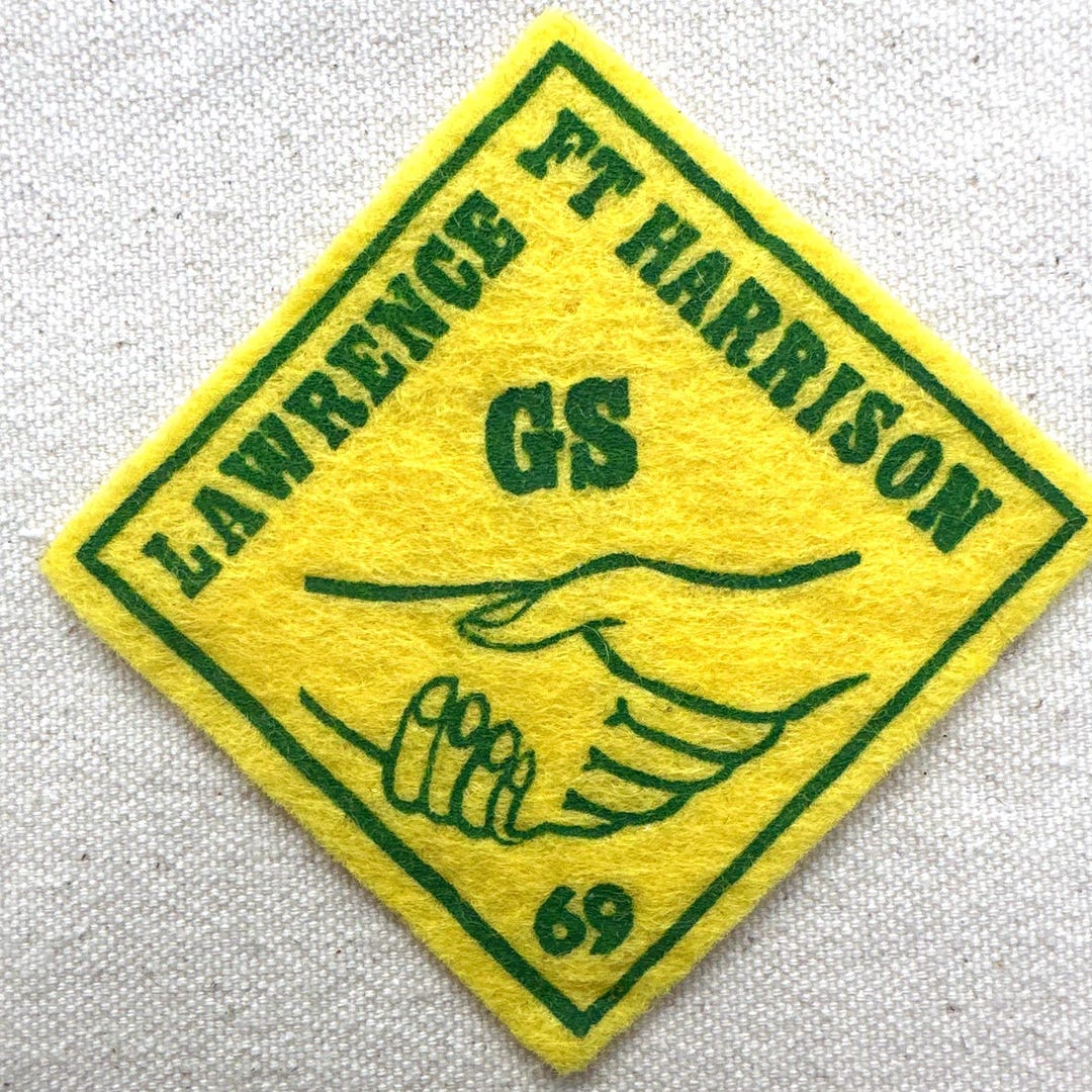 Vintage 1969 Girl Scout Event Patch: Lawrence Township - Fort Benjamin ...