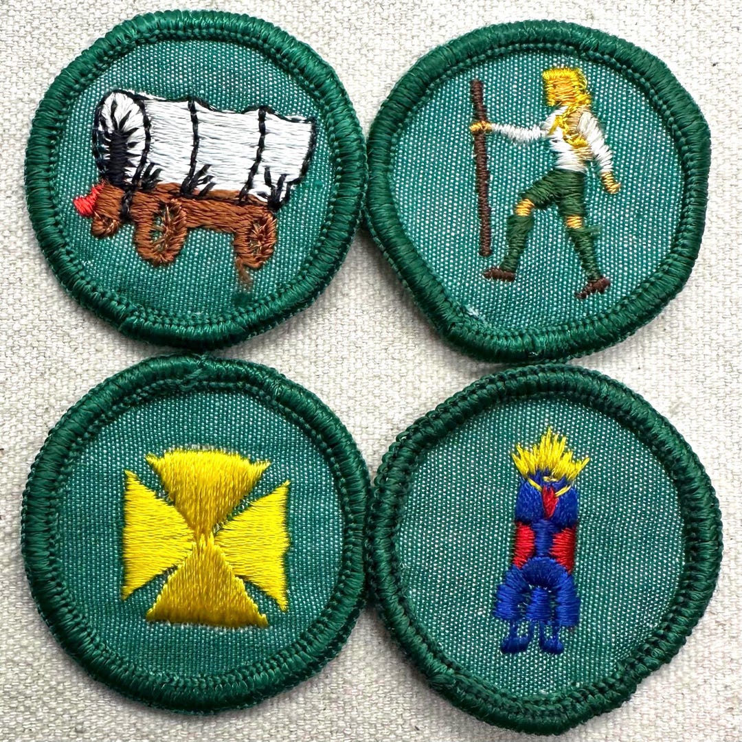 Vintage 1963-1974 Girl Scout Badges: RETIRED Junior Proficiency ...