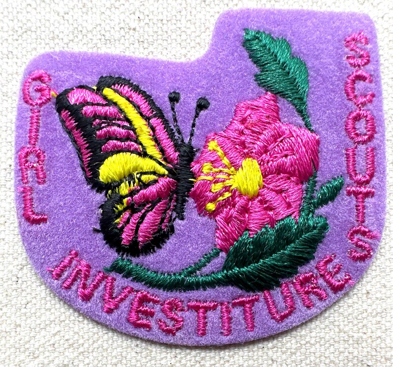 Vintage 1990s Girl Scout Fun Patches: Take Your Daughters to Work ...