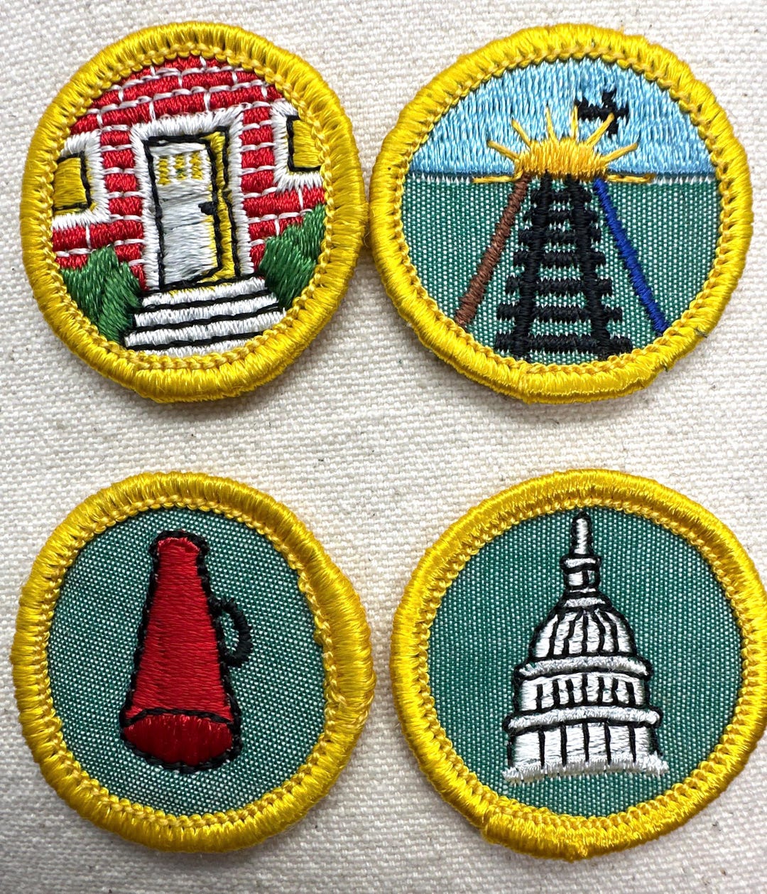 Vintage 1963-1974 Girl Scout Badges: RETIRED Cadette Proficiency ...