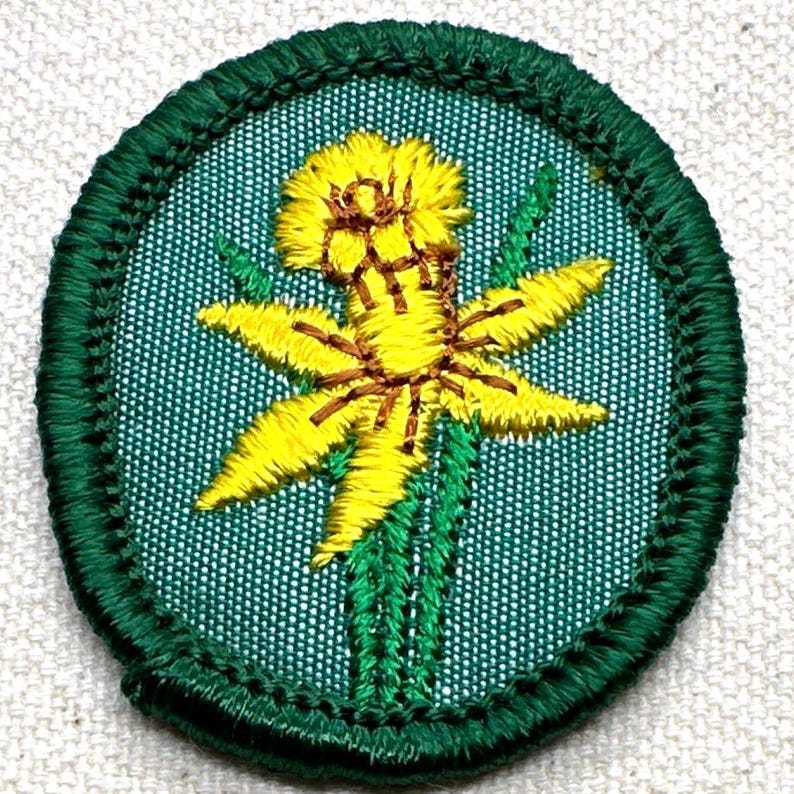 Vintage Troop Crest: Girl Scout Uniform Patch - Daffodil - Sold ...