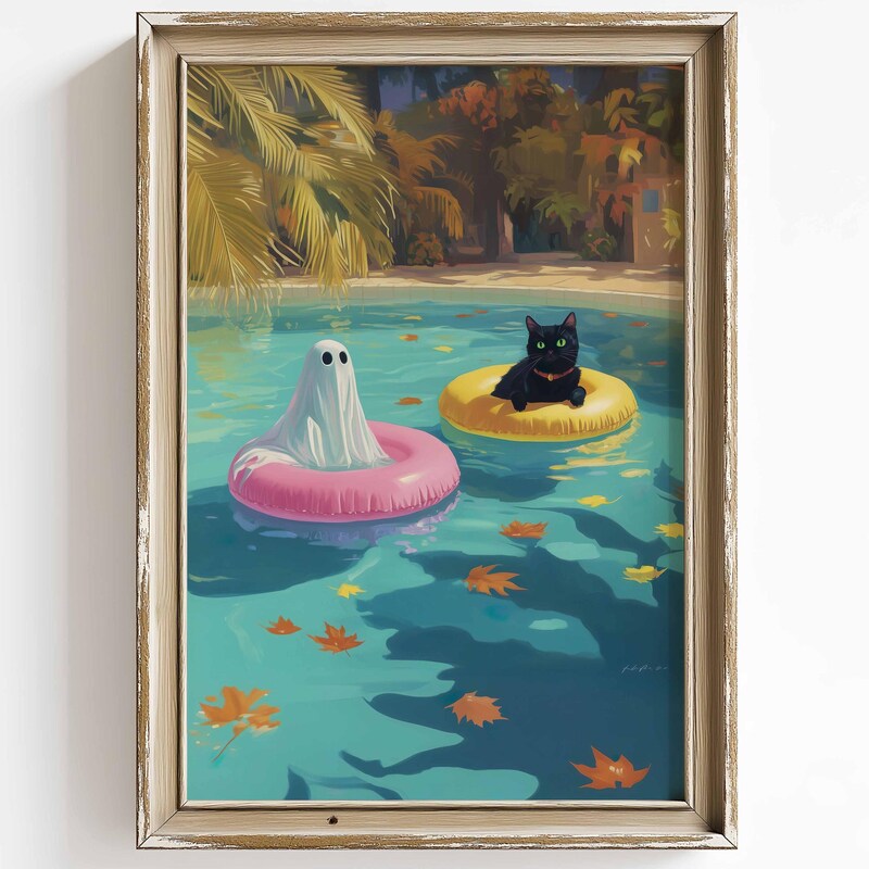 Ghost Pool Print - Etsy
