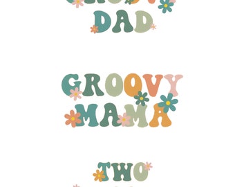 Groovy Dad Png - Etsy