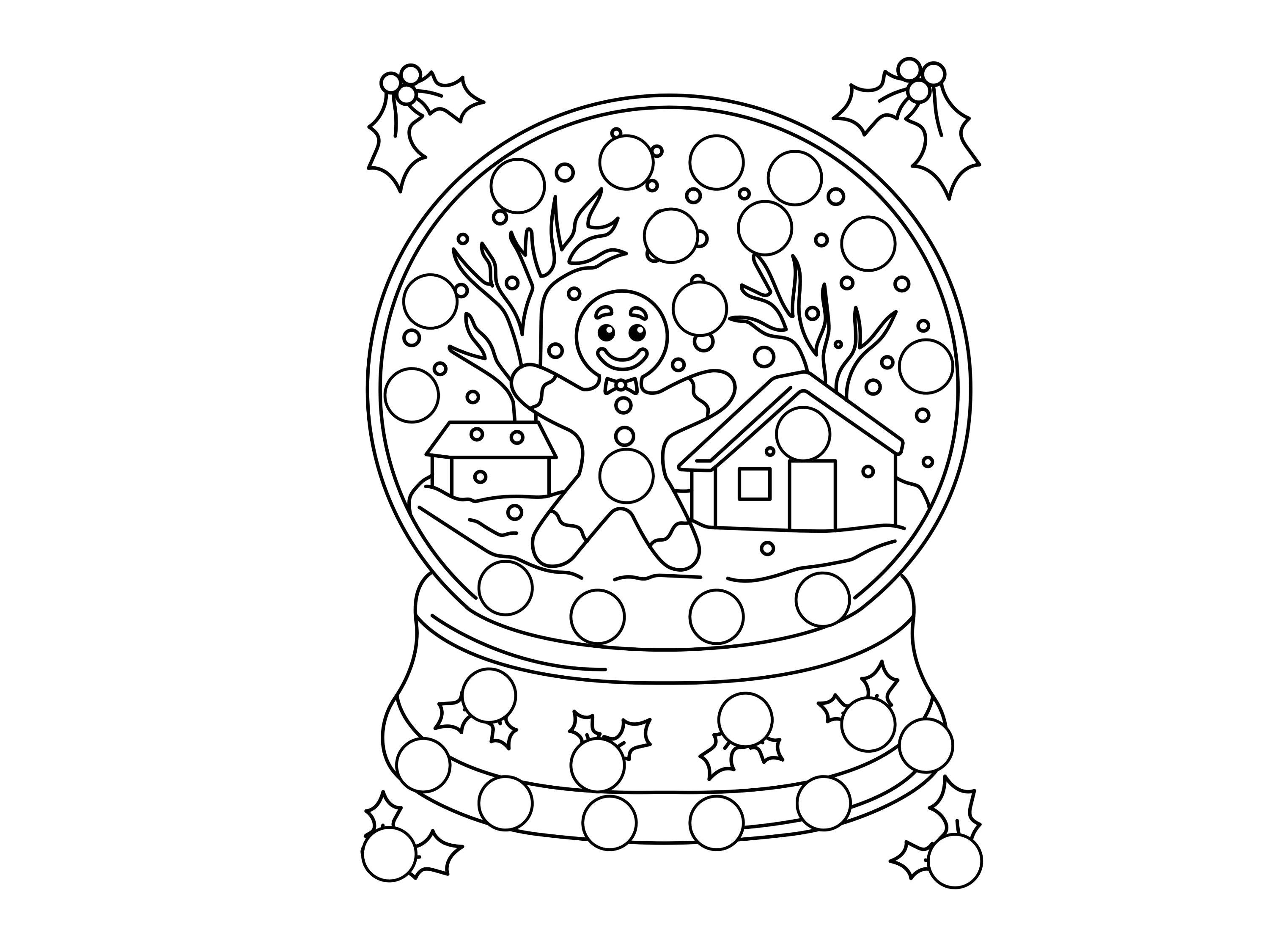 Christmas Winter Dot Marker Coloring Pages: Preschool Activity (PDF ...