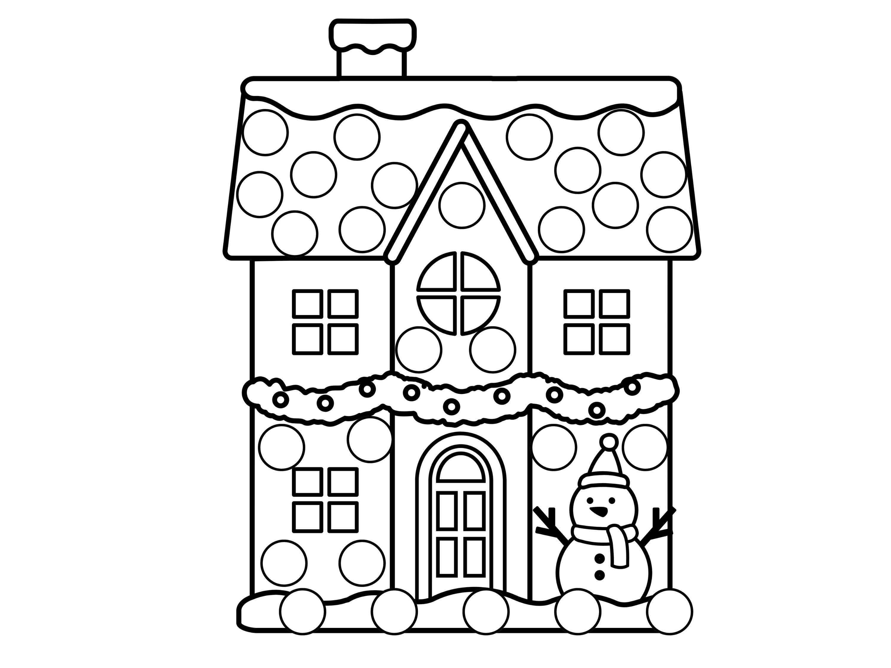 Christmas Winter Dot Marker Coloring Pages: Preschool Activity (PDF ...