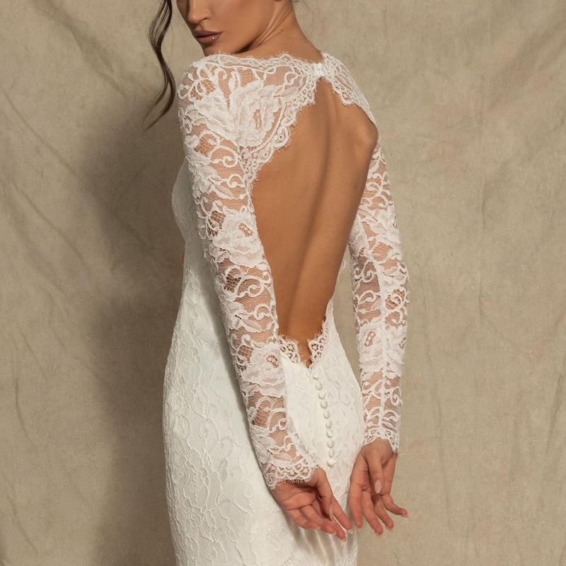 Keyhole Back Dress - Etsy