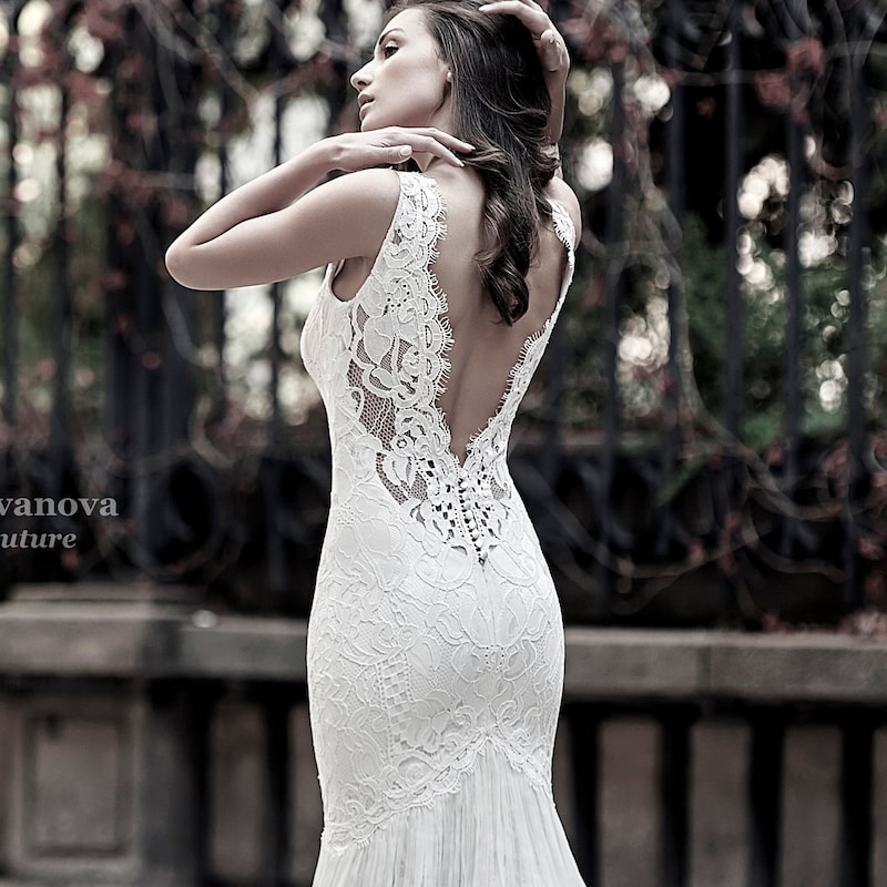 Rustic Lace Dress - Etsy