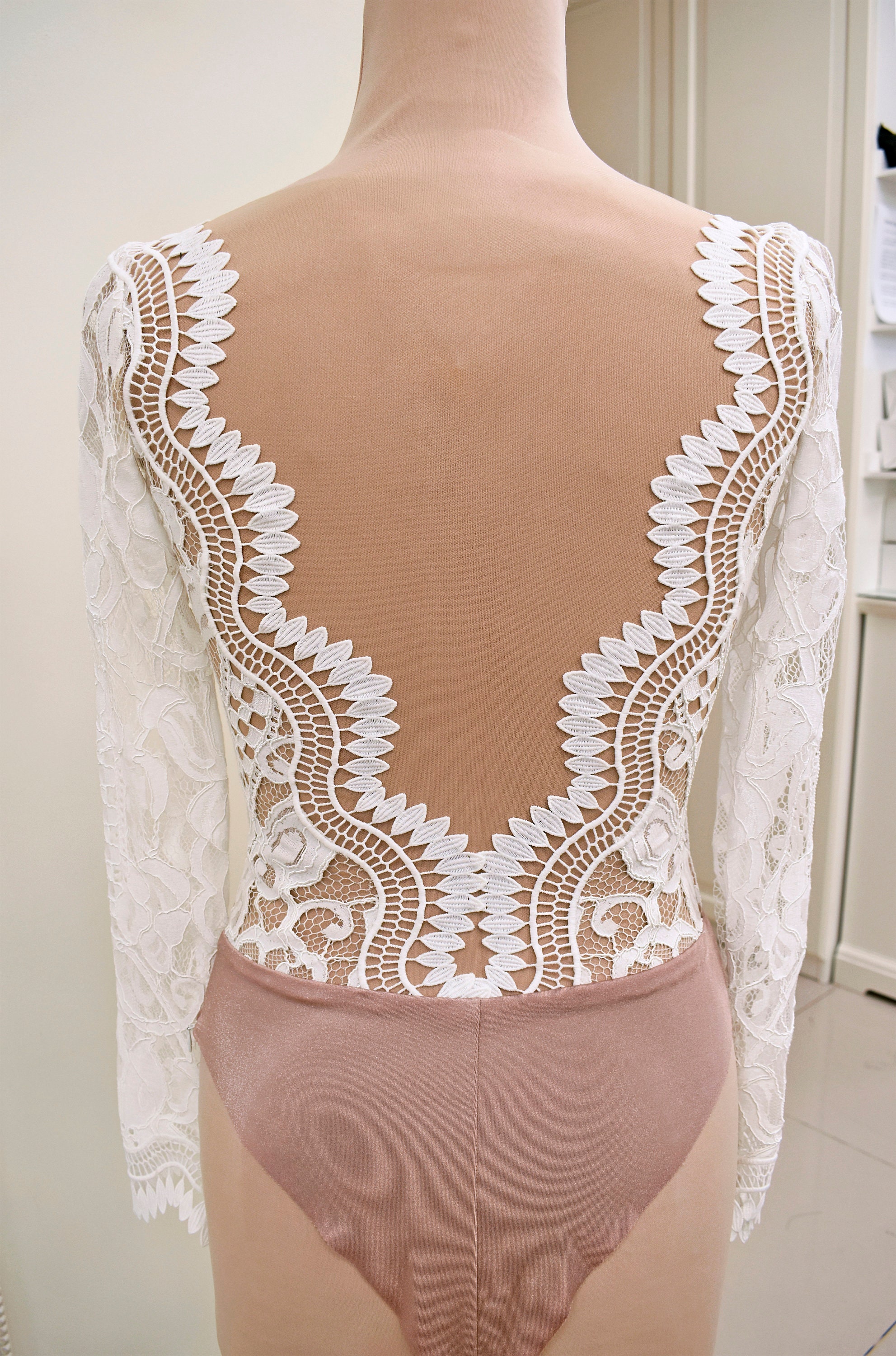 Lace Wedding Bodysuit Boho Wedding Bodysuit Bridal Lace Top - Etsy
