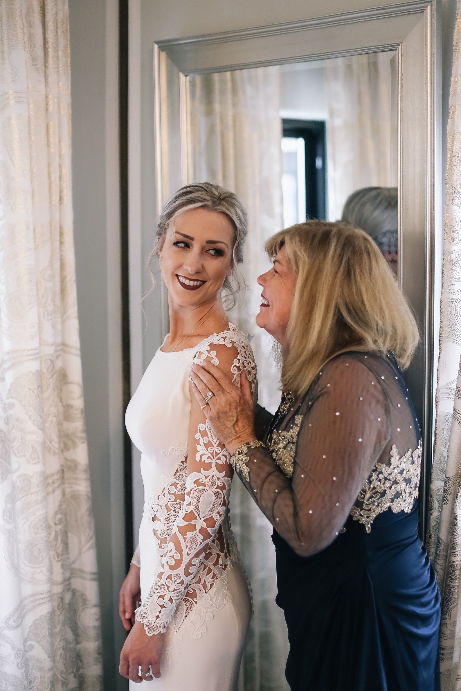 Lace Wedding Dress, Alternative Wedding Dress, Long Sleeve Wedding ...
