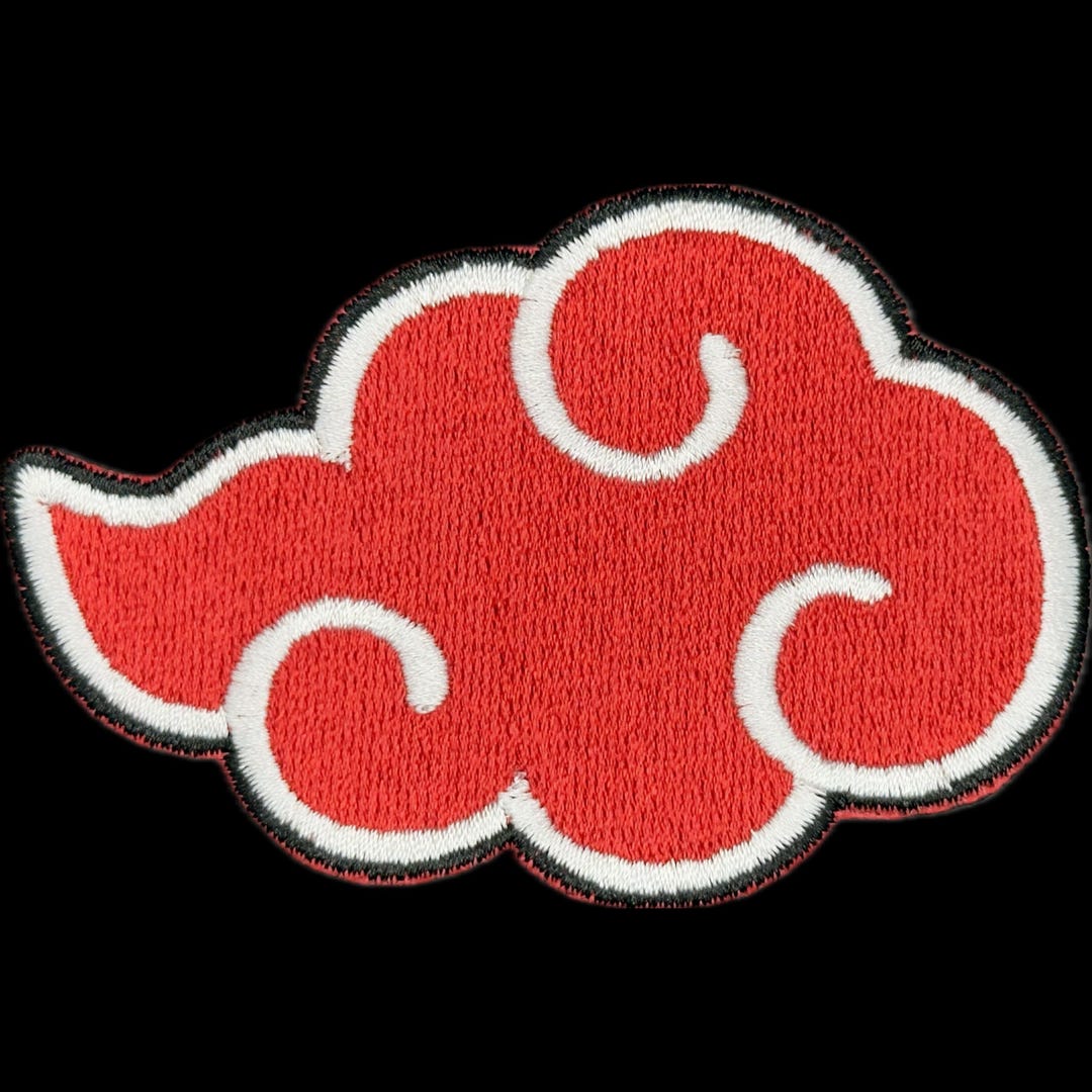 Naruto Akatsuki Cloud Patch - Etsy UK