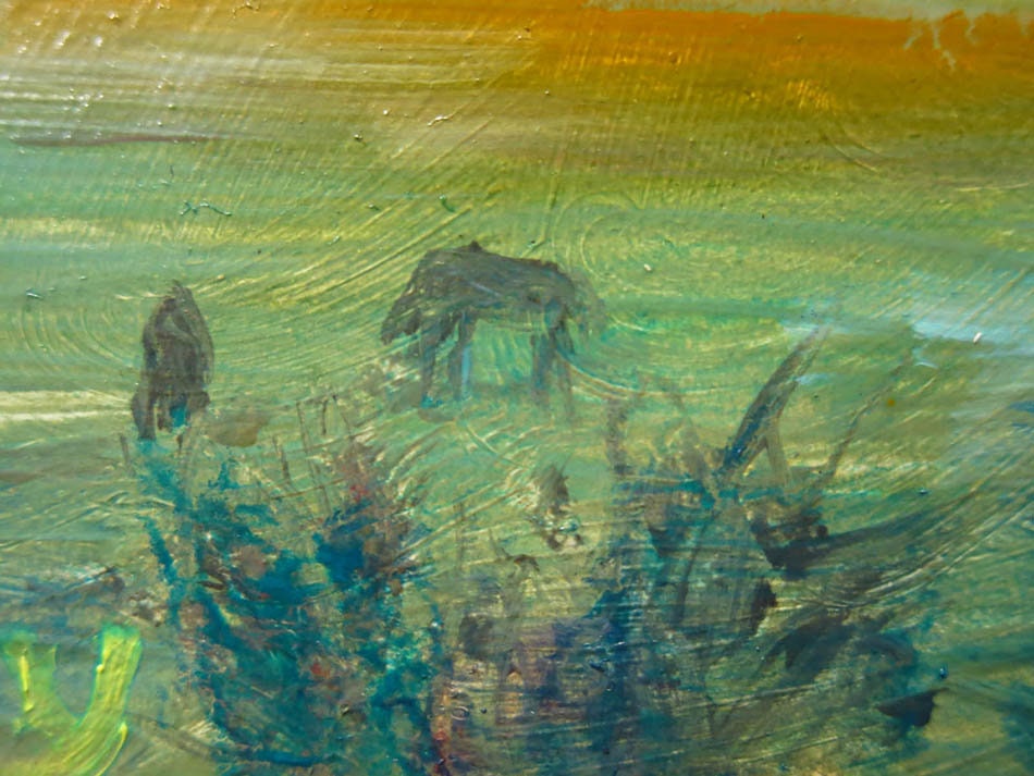 Original Oil Painting on Gesso Primed Illustration Board of 5 by 7 In ...