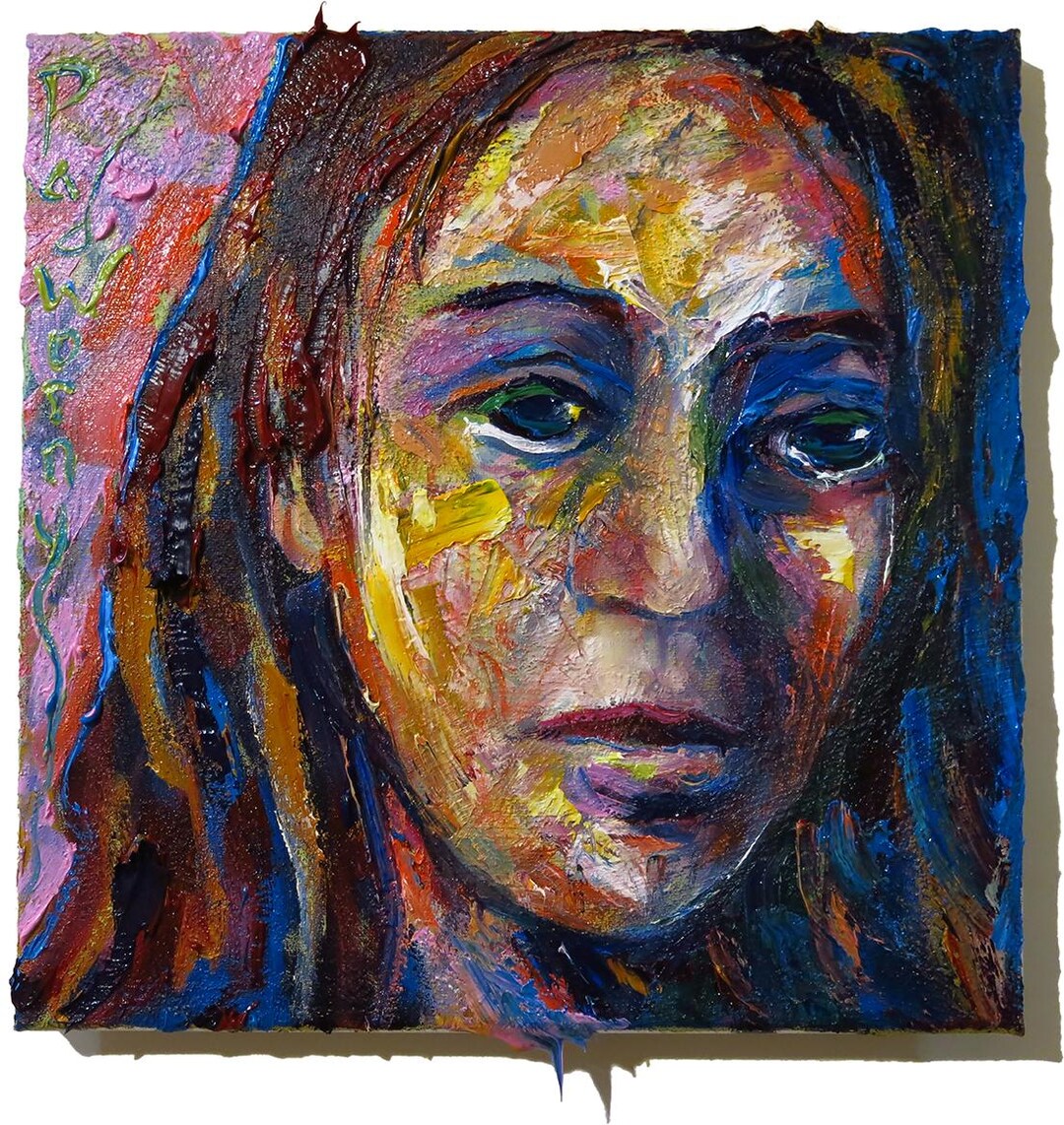 Original Oil Painting on Gallery Wrapped Stretched Canvas of 12 by 12 ...