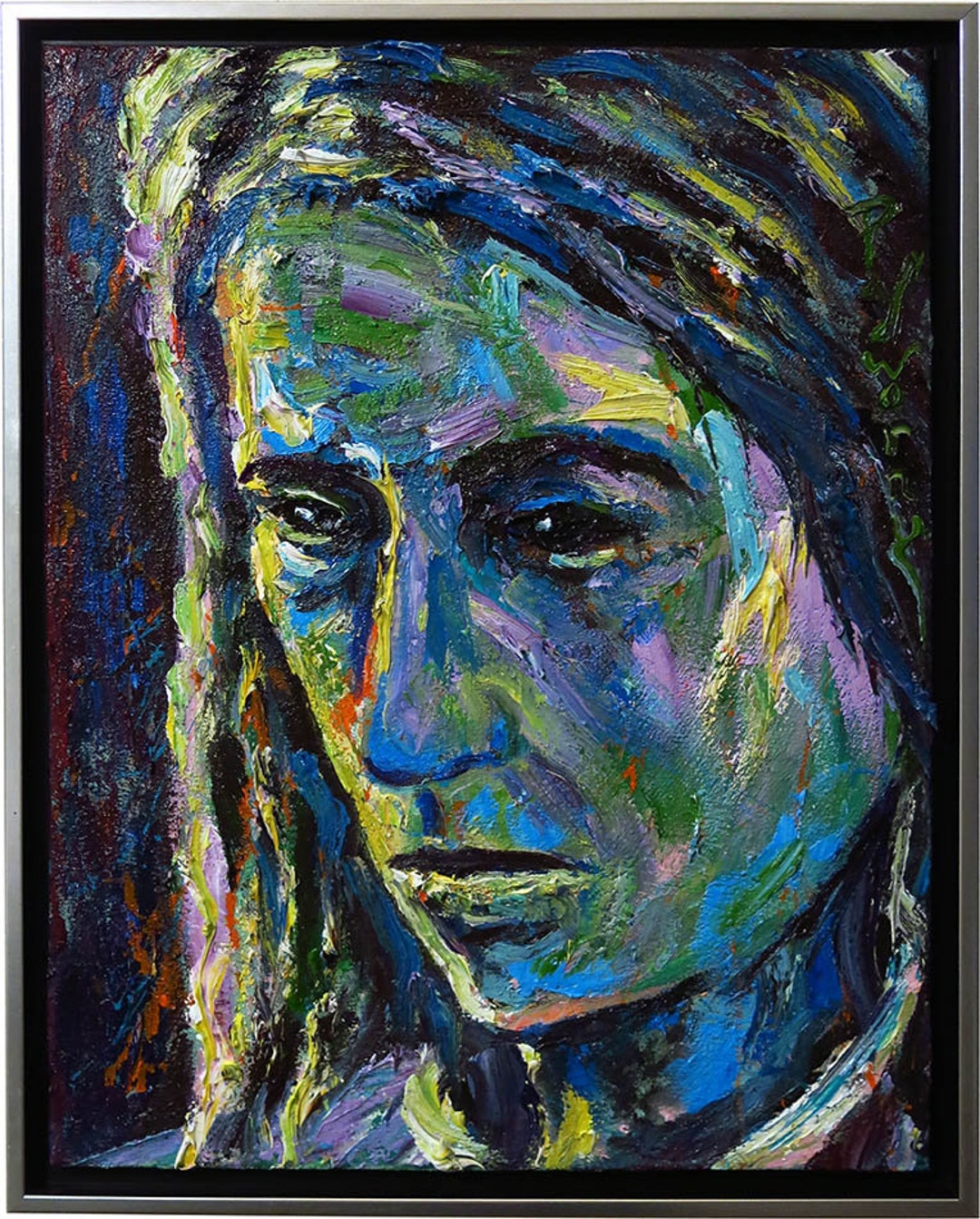 Framed Original Oil Painting on Gallery Wrapped Stretched Canvas of 20 ...