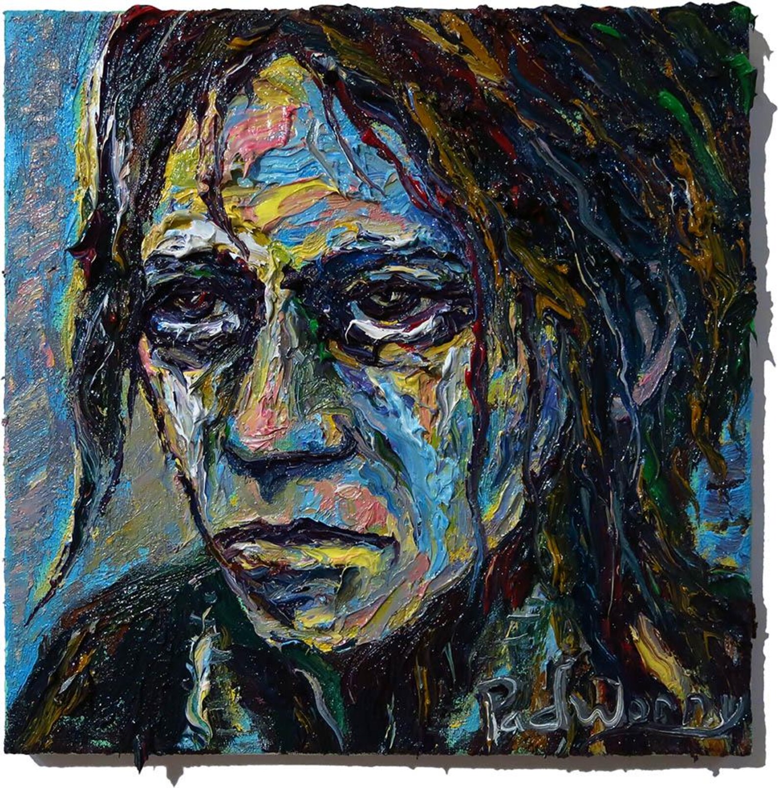 Original Oil Painting on Gallery Wrapped Stretched Canvas of 12 by 12 ...