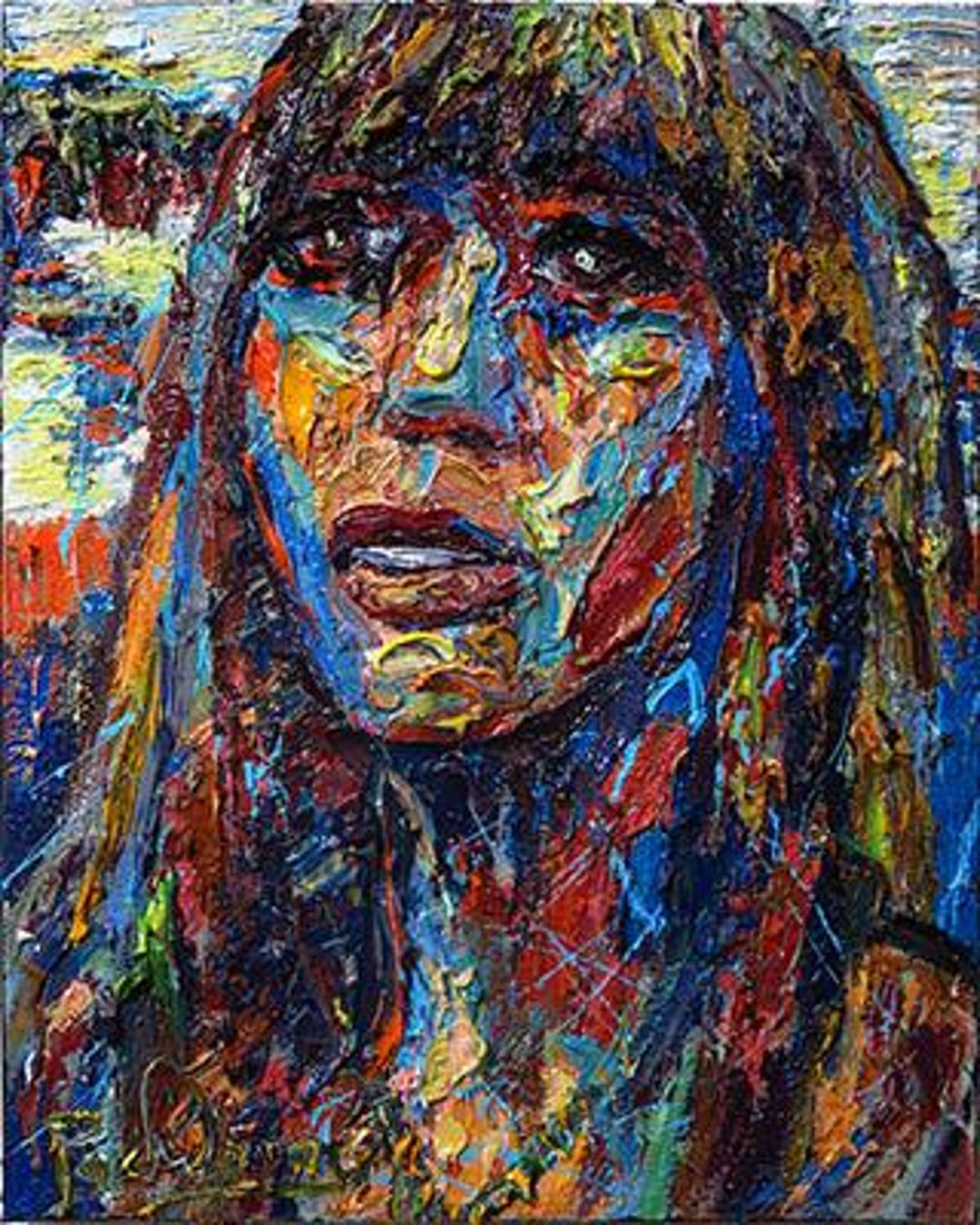 Original Oil Painting on Gallery Wrapped Stretched Canvas of 20 by 16 ...