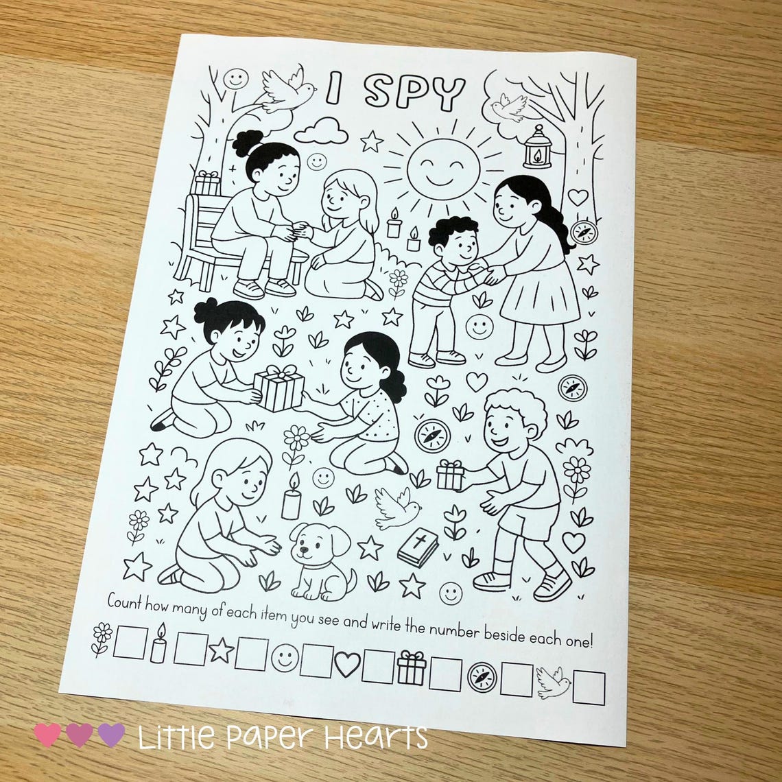 Bible Activity Pages for Kids | Salt & Light + Kindness Theme | Instant ...