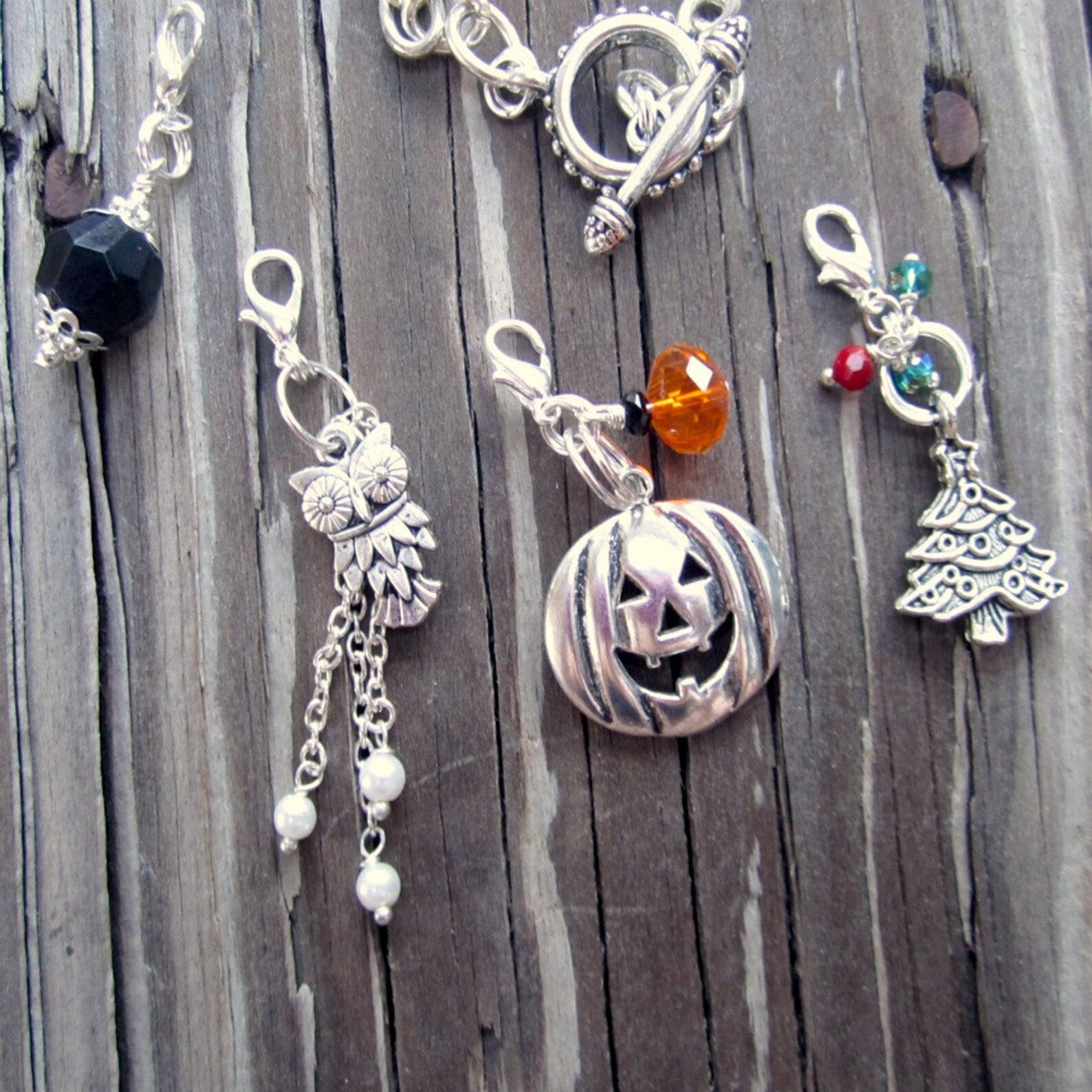 Charm Bracelet - Silver Jewellery - Changeable Charm Jewelry - Owl ...