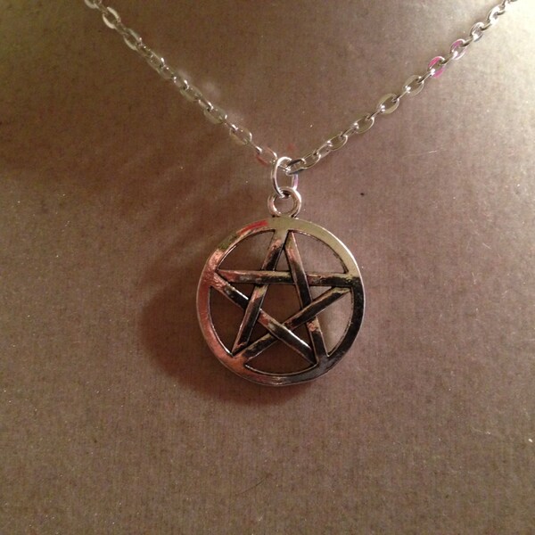Pentagram Necklace - Etsy