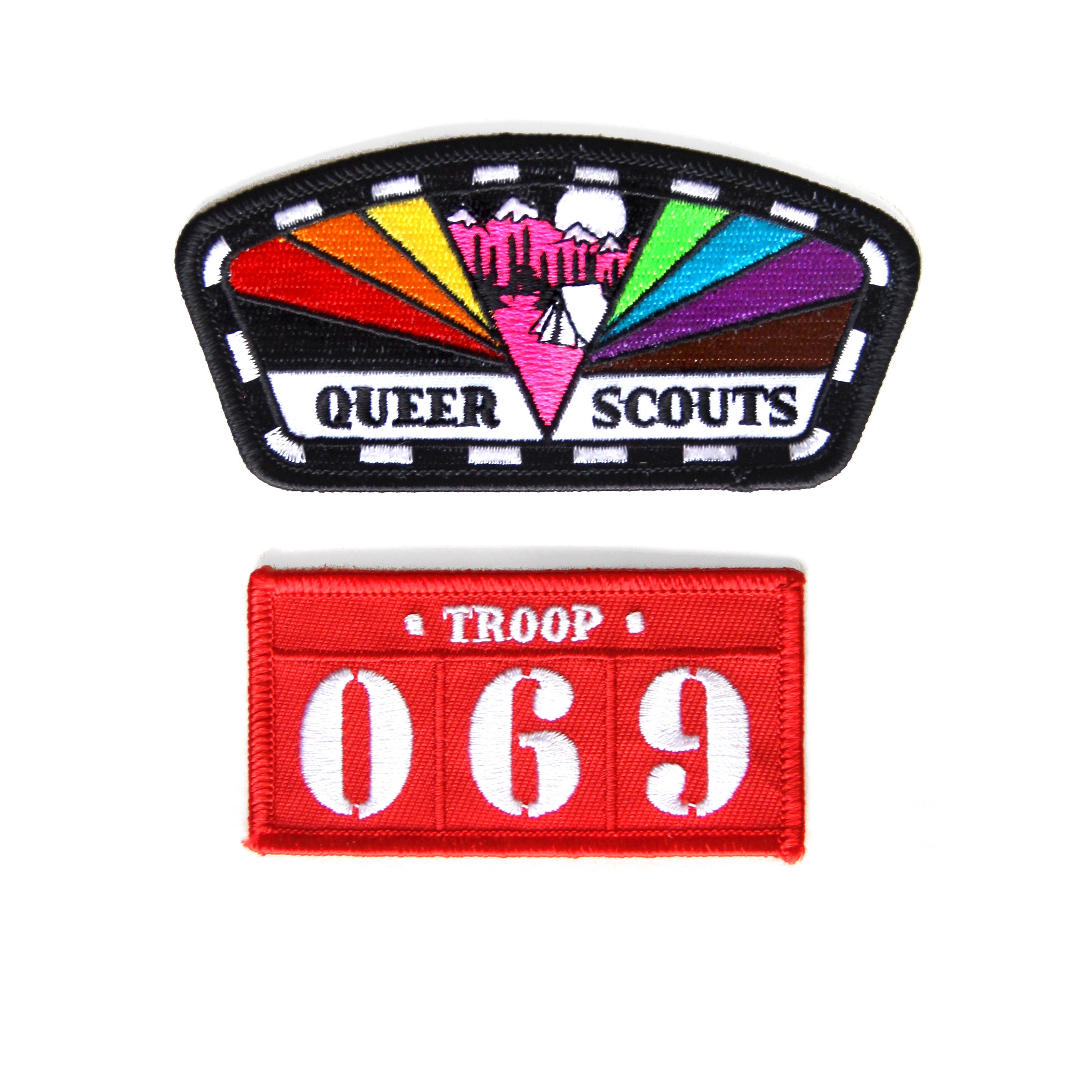 Queer Scouts Patch Set -- Iron-on Embroidered Patches - Etsy