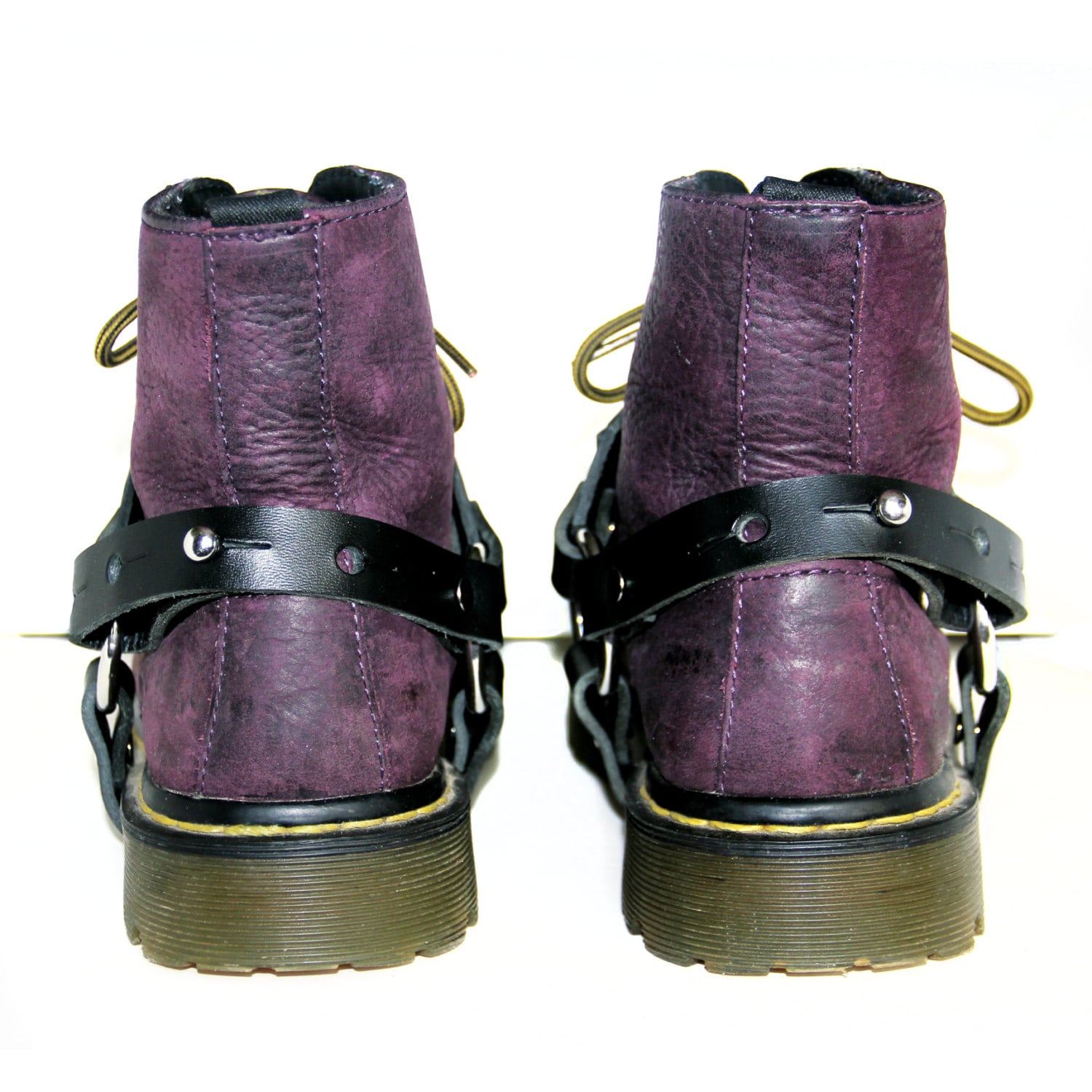 BADASS Black Leather Women's Boot Harnesses - Etsy