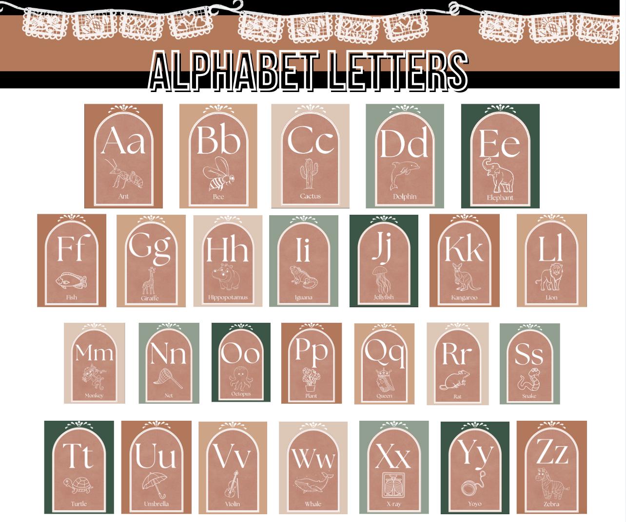 Cielito Lindo Classroom Decor, Terracotta, Talavera - Etsy