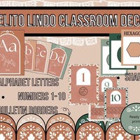 Cielito Lindo Classroom Decor Printable Posters Set of 6 for Bulletin ...