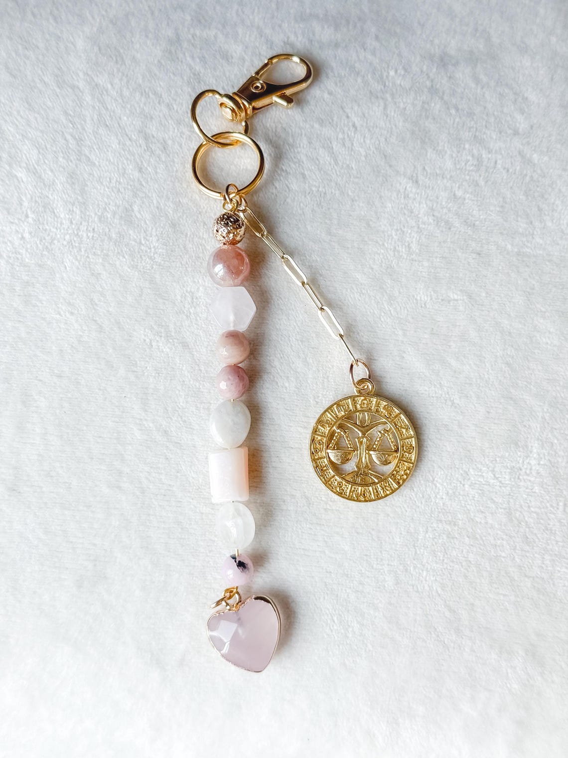 Elevated Crystal Bag Charm – Healing Gemstone Keychain – Spiritual Gift ...