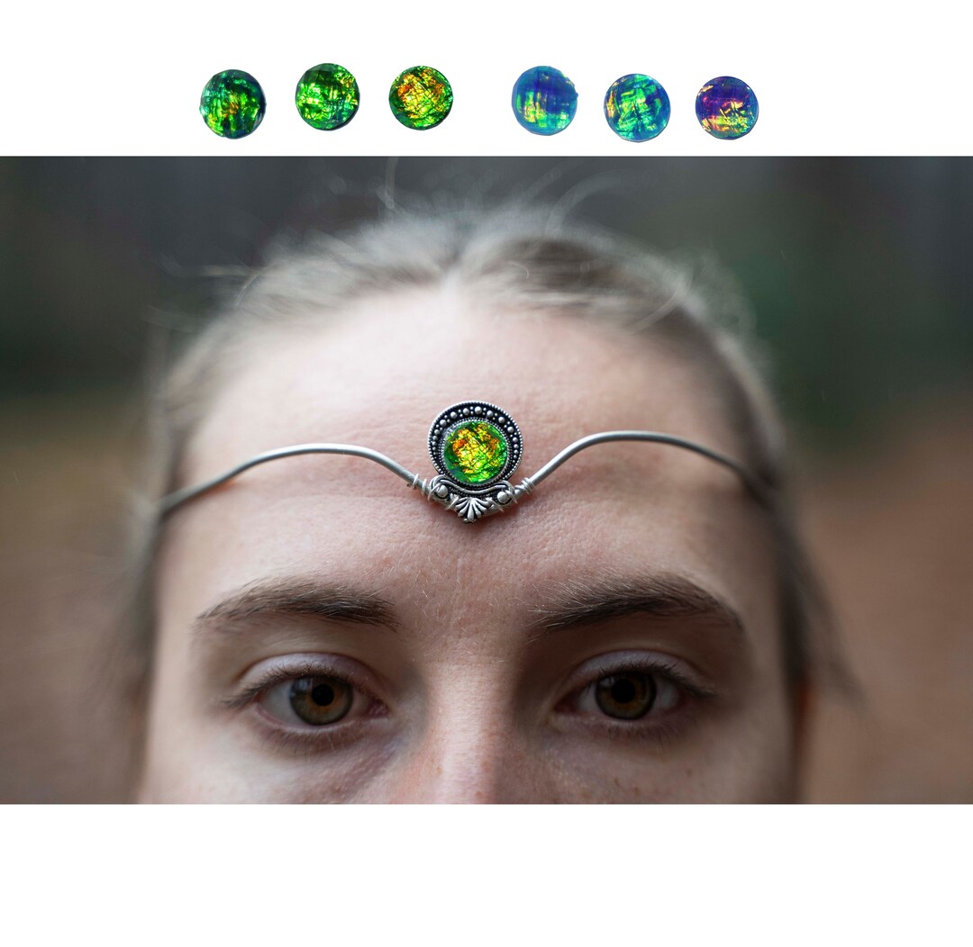 Tiara Circlet Head Piece Elven Crown in Silver Plated Wire - Etsy