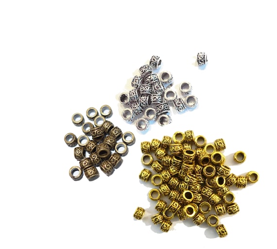 6 Bronze / silver or golden aztec beard or dreadlock european | Etsy