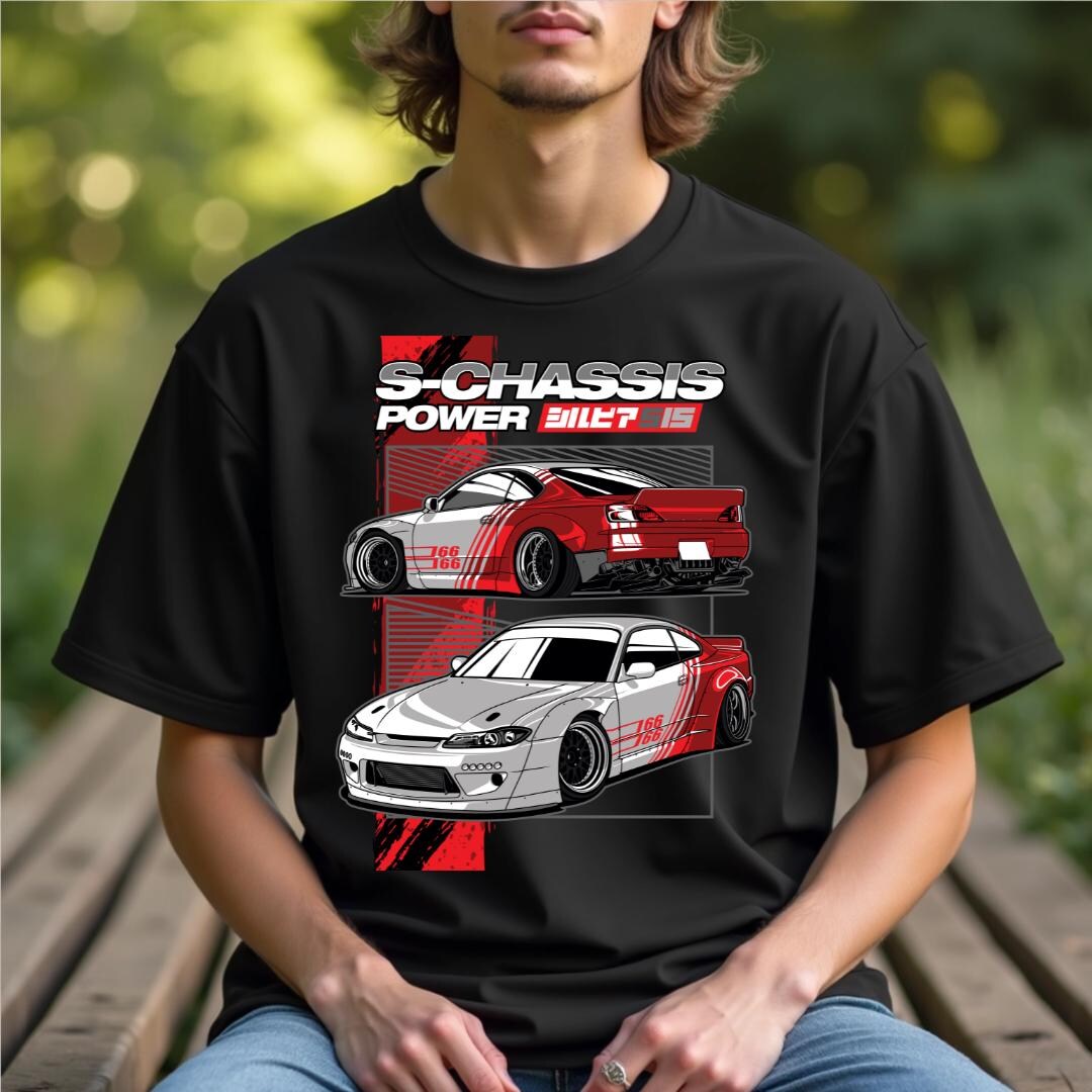 S-chassis Power Built Racing T-shirt | Automotive Enthusiast Gift ...
