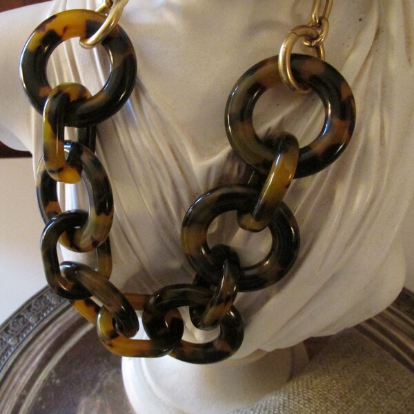 Tortoise Shell Necklace - Etsy